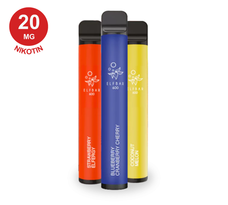 Elfbar 600 - E Zigaretten, Elfa Pods & Liquids