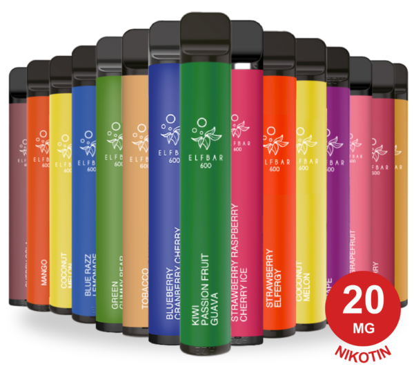 Elf Bar 600 ⚡ intensiver Dampfgenuss
