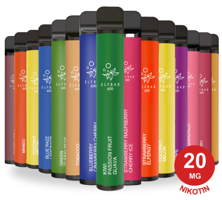 Elf Bar 600 ⚡ intensiver Dampfgenuss