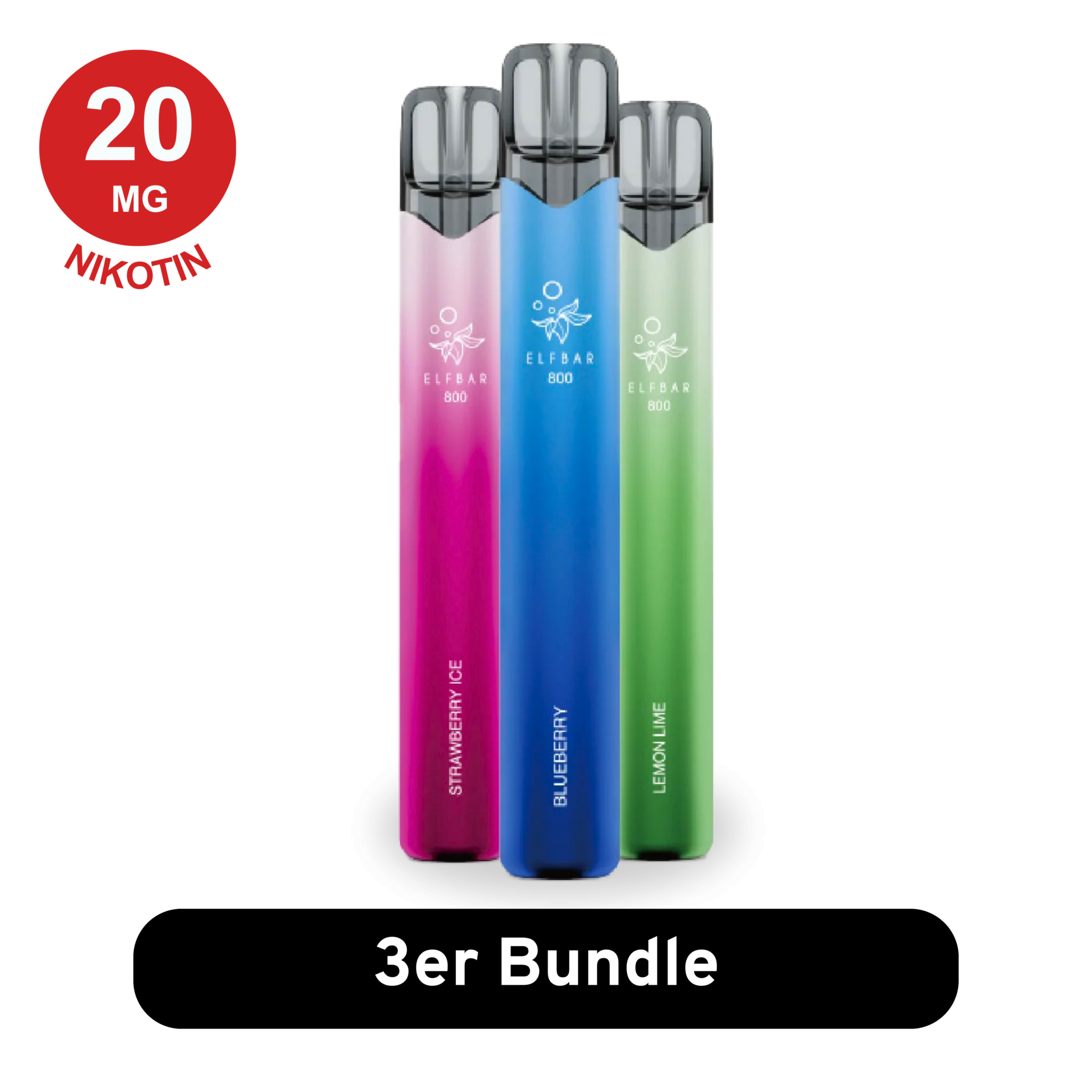 ELFBAR 800 - 3er Mix-Bundle | 20mg Nikotin