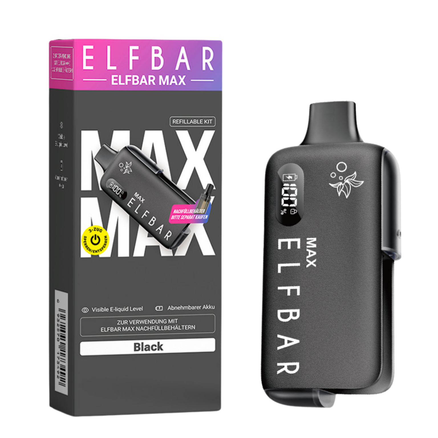 ELFBAR Max Pods und Akkuträger | Elfbar